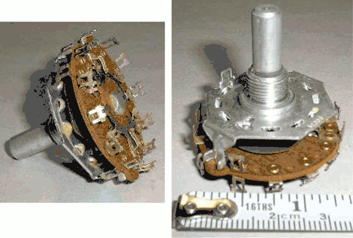 4 Position Centralab Rotary Switch NOS Central Labs
