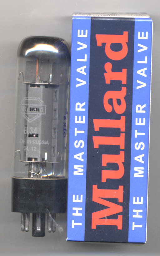 6CA7/EL34 Mullard Reissue Matched Pair