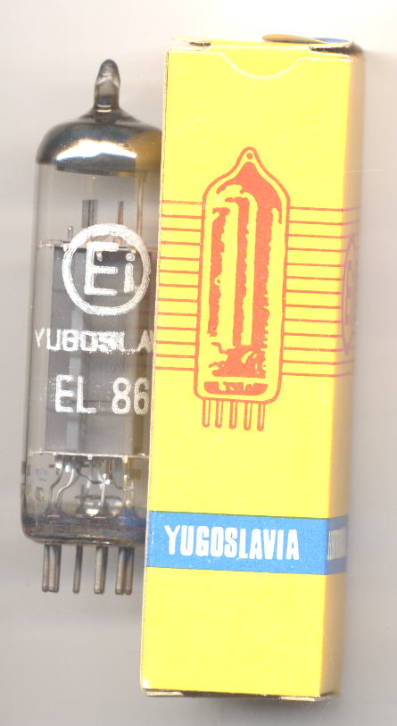 6CW5 / EL86 Ei Yugoslavia Matched Pair