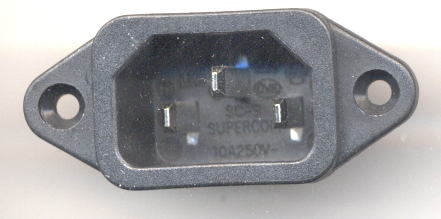 Chassis Mount IEC Power Cord Socket