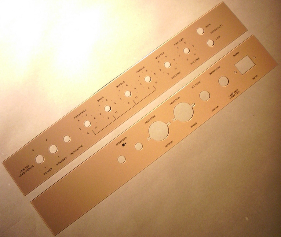 FACEPLATE SET for JCM800 2204A 50w - MADE IN USA