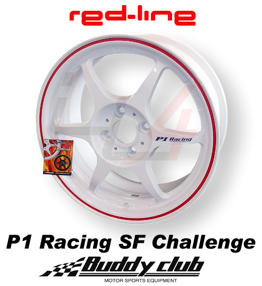 Buddy Club "Red-Line" P1 Racing SF Challenge Wheel