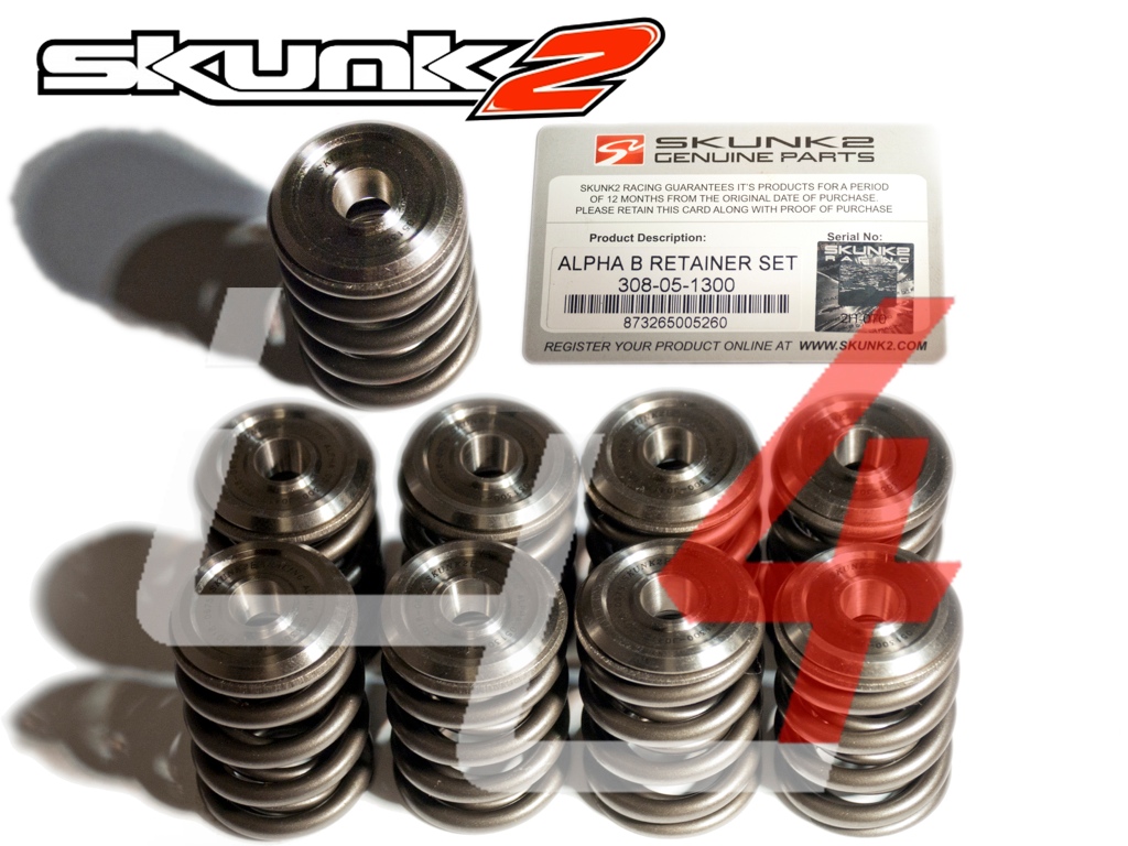 Skunk2 Alpha Valve Springs & Titanium Retainers
