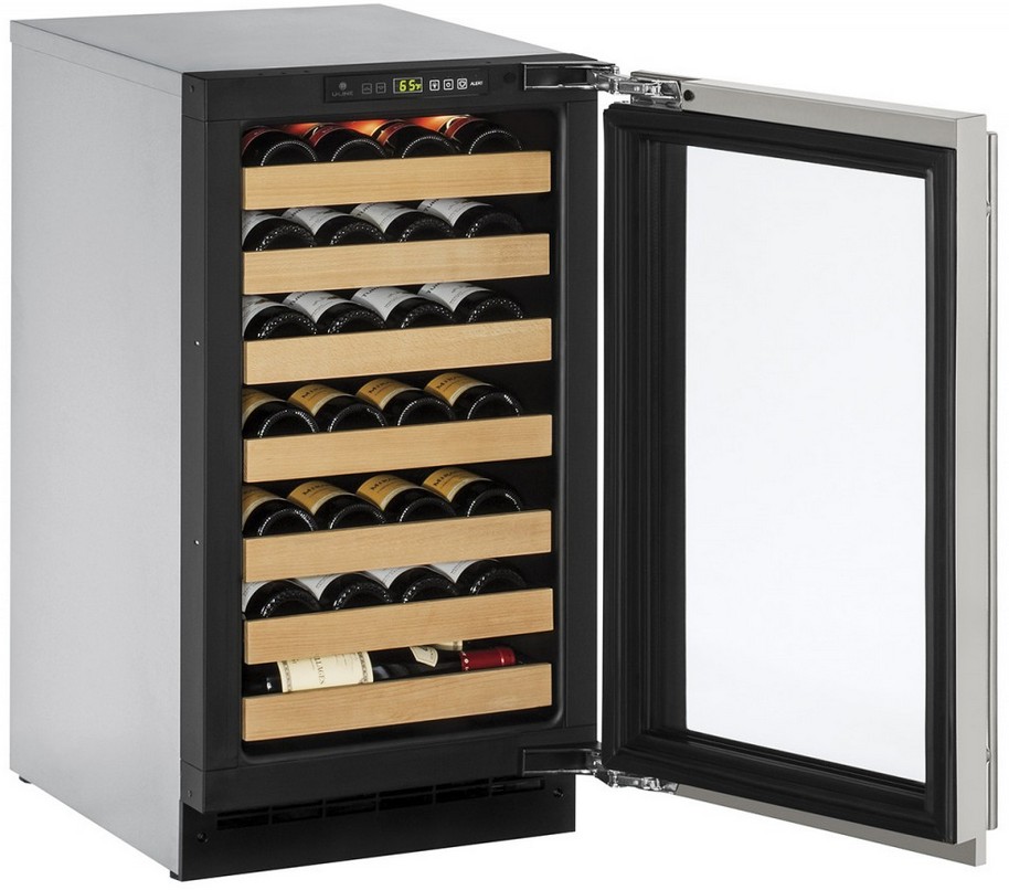 2218WCS-00B U-Line 2000 Series 18" Wide Wine Captain with Digital ...