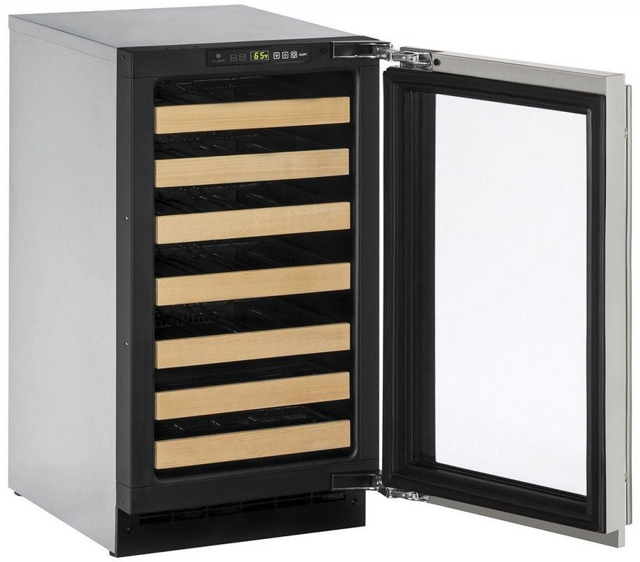 2218WCS-00B U-Line 2000 Series 18" Wide Wine Captain with Digital ...