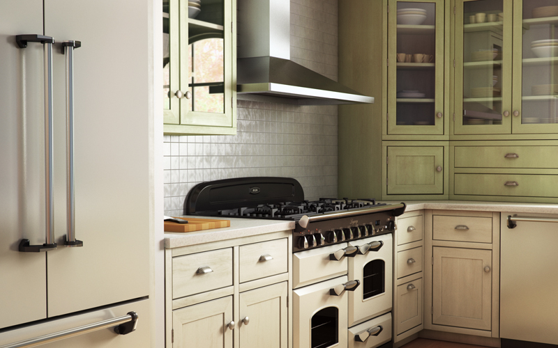 AMCHD36SS AGA 36" Wall Mount Vent Range Hood with Halogen Lighting and ...