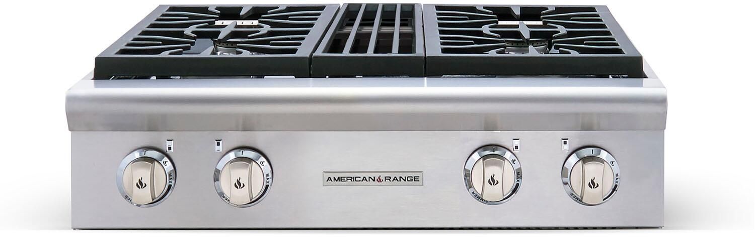 AROBSCT430N American Range 30" Gas Rangetop Performer Series with 4 ...