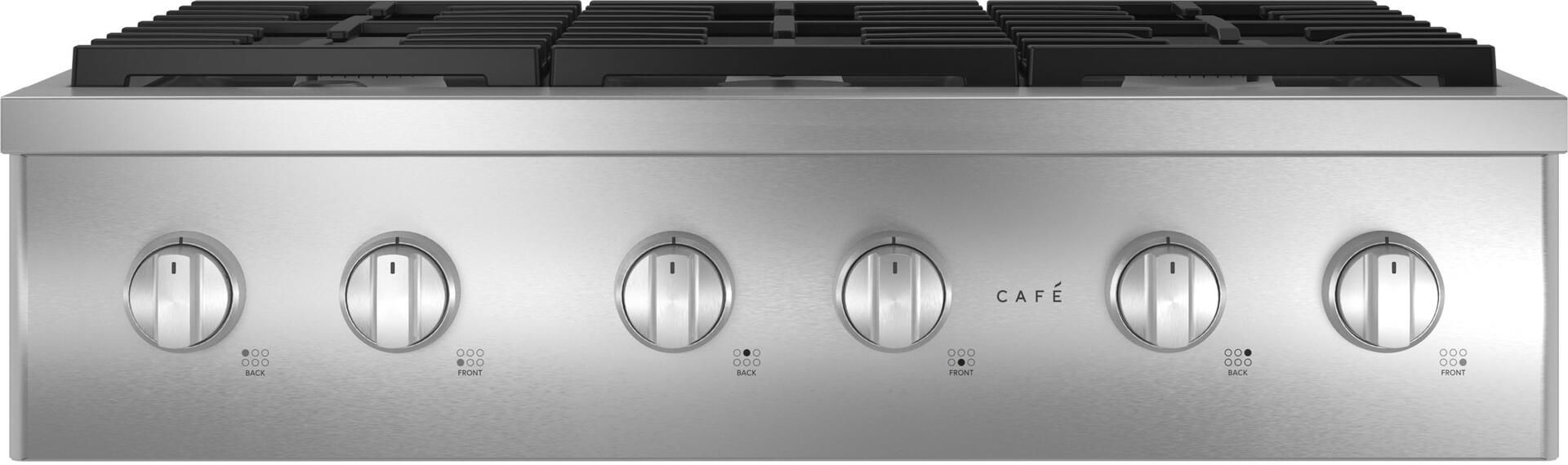 CGU366P2TS1 Cafe 36" Commercial-Style Gas Rangetop with 6 Burners ...