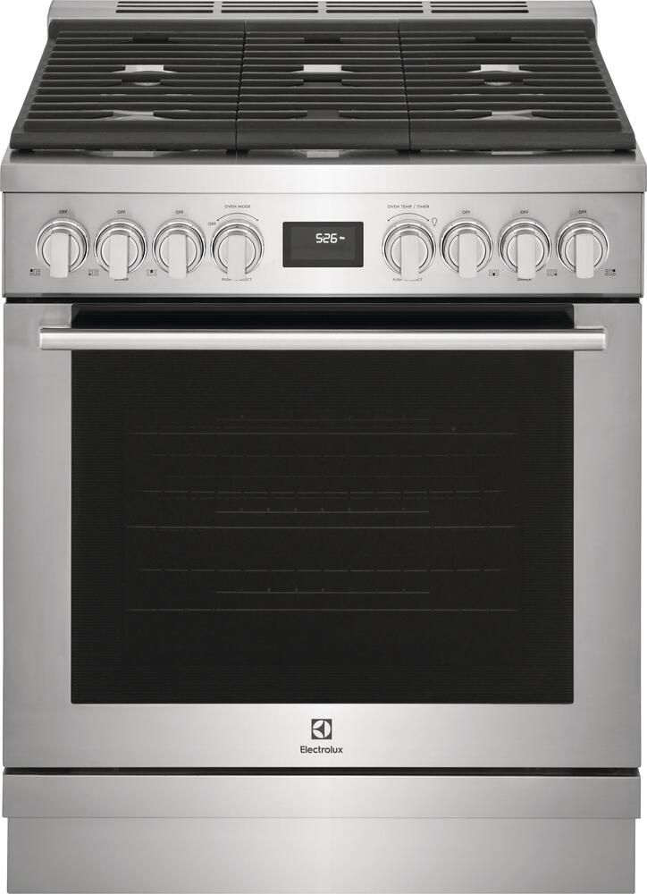 ECFG3068AS Electrolux 30" Gas Front Control Freestanding Range ...