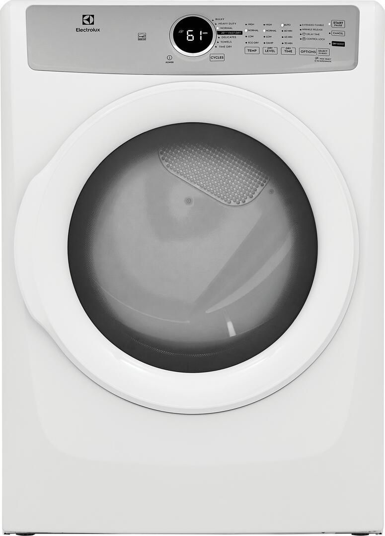 ELFE7337AW Electrolux 27" Front Load 8 cu ft Electric Dryer with ...
