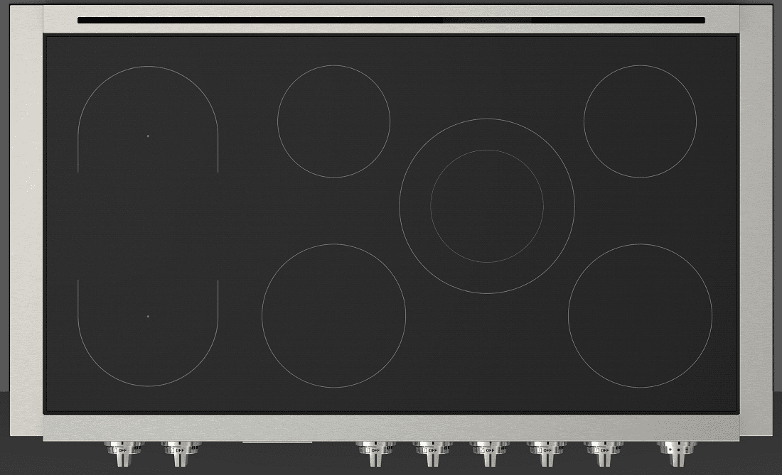 F6IRT487S1 Fulgor Milano 48" Sofia Pro Induction Rangtope with 7 ...