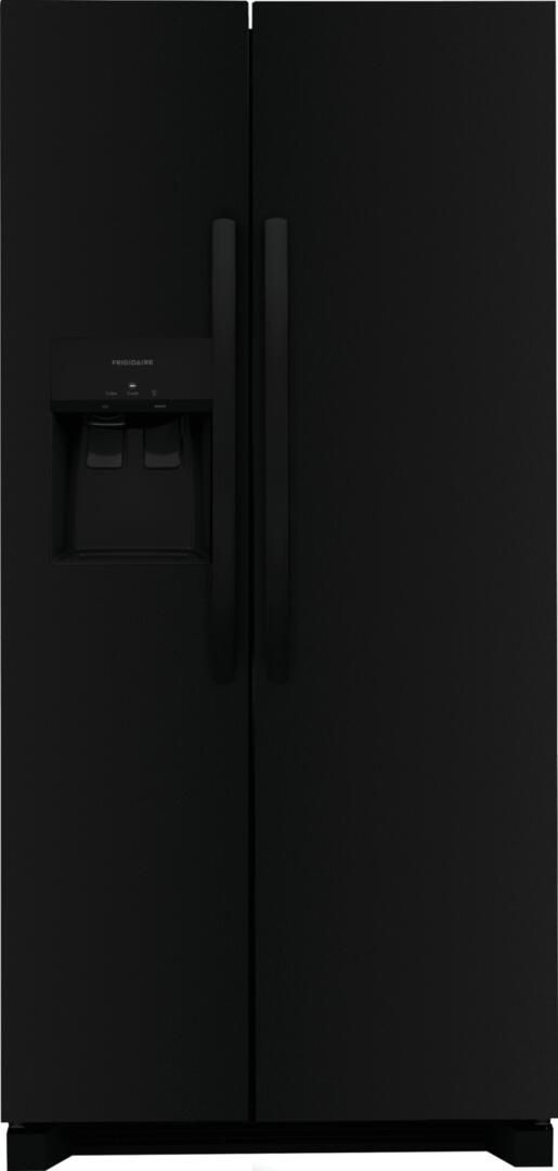 FRSS2323AB Frigidaire 33" Side By Side 22.2 Cu. Ft. Refrigerator - Black