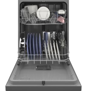 GDF535PSRSS GE Dishwasher with Front Controls - Stainless Steel