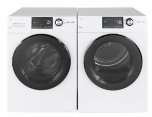 GFD14ESSNWW GE 24" 4.3 cu. ft. Front Load Electric Dryer with HE Sensor ...