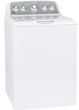 GTW500ASNWS GE 4.6 cu. ft. Capacity Washer with Deep Rinse and Strain ...