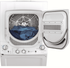 GUD24ESSMWW GE 24" Laundry Center with 2.3 cu. ft. Washer and 4.4 cu ...