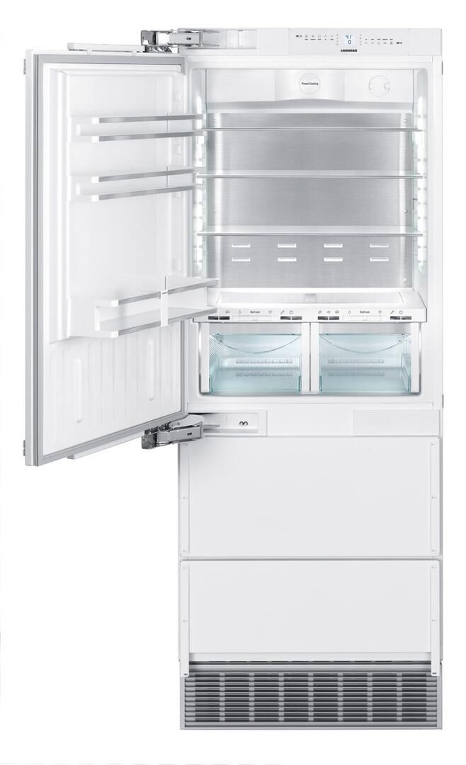 HCB1591 Liebherr 30" 14.1 cu ft Counter Depth Built In Bottom Mount Refrigerator with Ice Maker ...