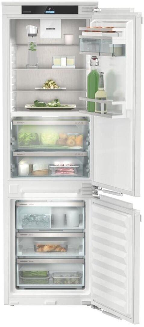 ICB5160IM Liebherr 24" 8.7 cu ft Counter Depth Built In Bottom Mount Refrigerator with Ice Maker ...