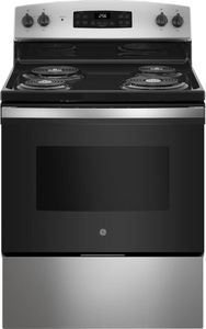 JB256RTSS GE 30" Free Standing Electric Range - Stainless Steel
