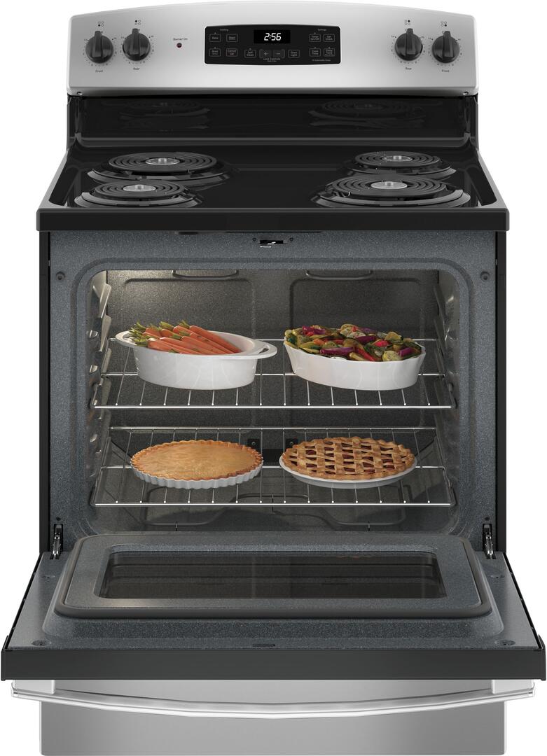 JB256RTSS GE 30" Free Standing Electric Range - Stainless Steel