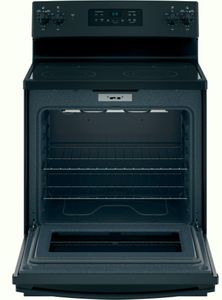 JB645DKBB GE 30" Freestanding Electric Range with Ceramic Glass Cooktop ...