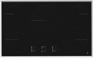 JEC4536KS JennAir 36" Lustre Electric Cooktop with 5 Elements - Black ...