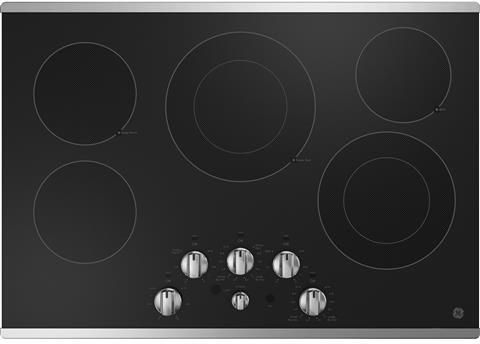 JEP5030STSS GE 30" Built-In ADA Compliant WiFi Enabled Electric Cooktop ...