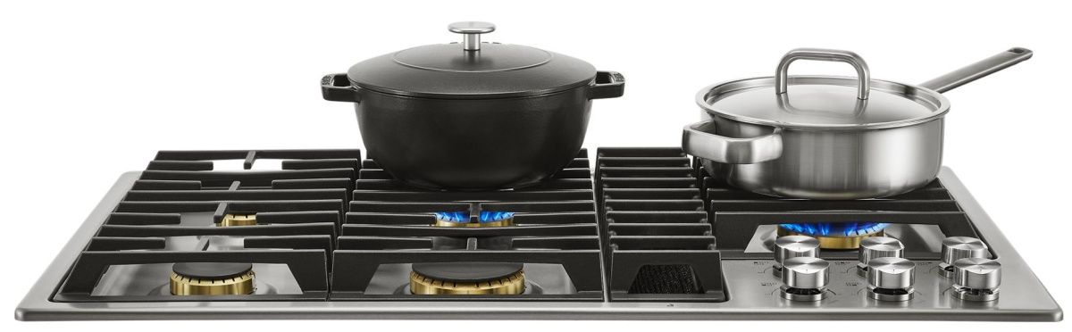 JGD3536GS JennAir 36" Euro-Style Gas Downdraft Cooktop 5 Burners ...