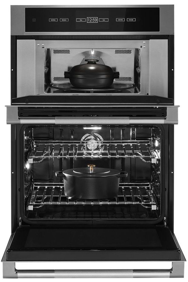 JMW3430LL JennAir RISE 30" Combination Microwave Wall Oven with V2 Dual ...