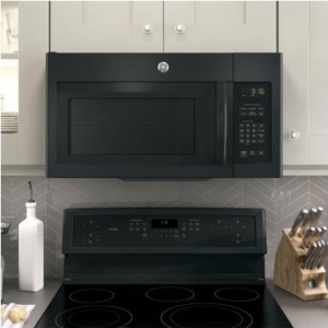 JVM3162DJBB GE 30" 1.6 cu. ft. Over the Range Microwave with 300 CFM ...