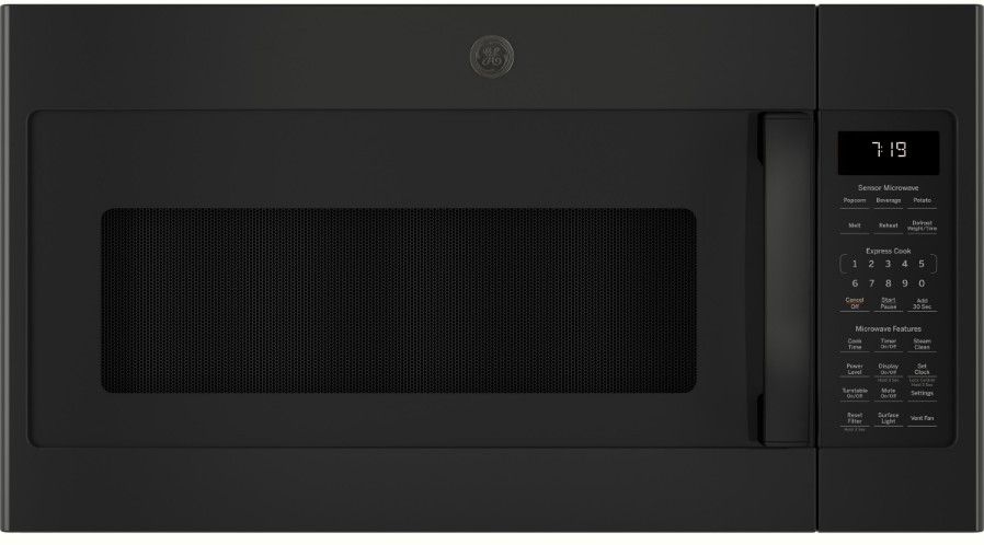 JVM7195DKBB GE 30" Series Over-The-Range Sensor Microwave with 1.9 Cu ...