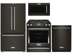 Package KB2 - KitchenAid Appliance Package - 4 Piece Appliance Package ...