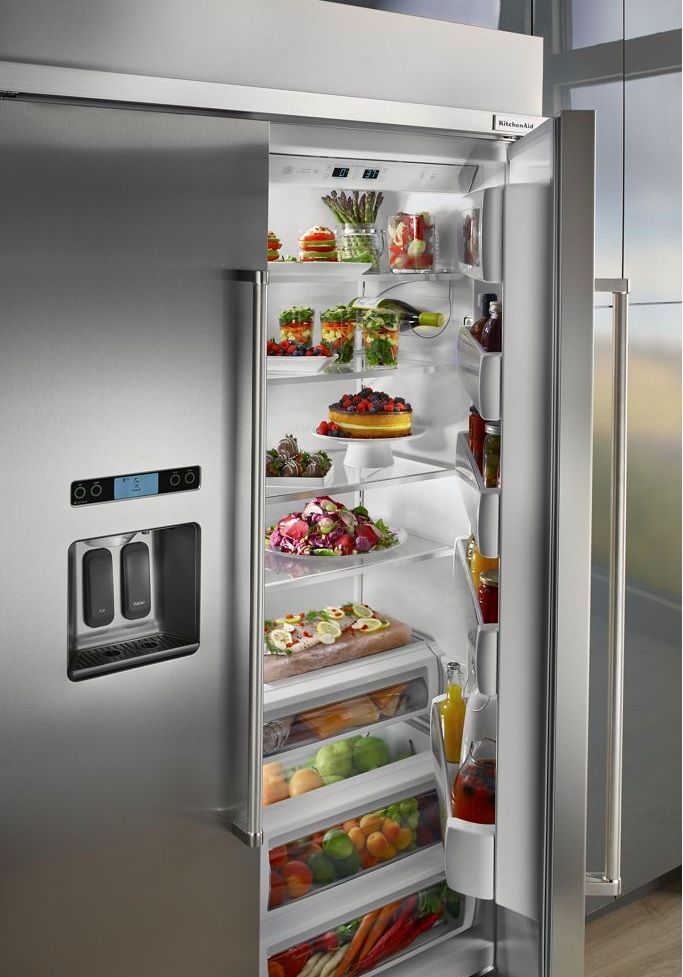 KBSD618ESS 48" KitchenAid 29.5 Cu. Ft. Built-In Side-By-Side ...