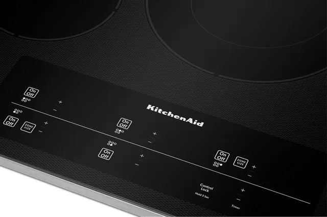 KCES950KSS KitchenAid 30" Electric Cooktop with 5 Elements - Black with ...