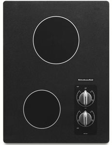 KECC056RBL KitchenAid Architect 15" Electric Cooktop - Black