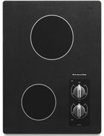 KECC056RBL KitchenAid Architect 15" Electric Cooktop - Black