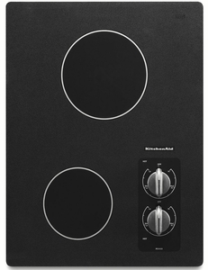 KECC056RBL KitchenAid Architect 15" Electric Cooktop - Black