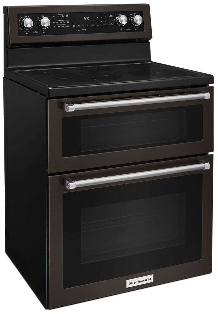 KFED500EBS KitchenAid 6.7 Cu. Ft. 30" Free Standing Double Oven ...