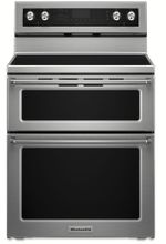 KFED500ESS KitchenAid 6.7 Cu. Ft. 30" Electric 5 Burner Double Oven ...