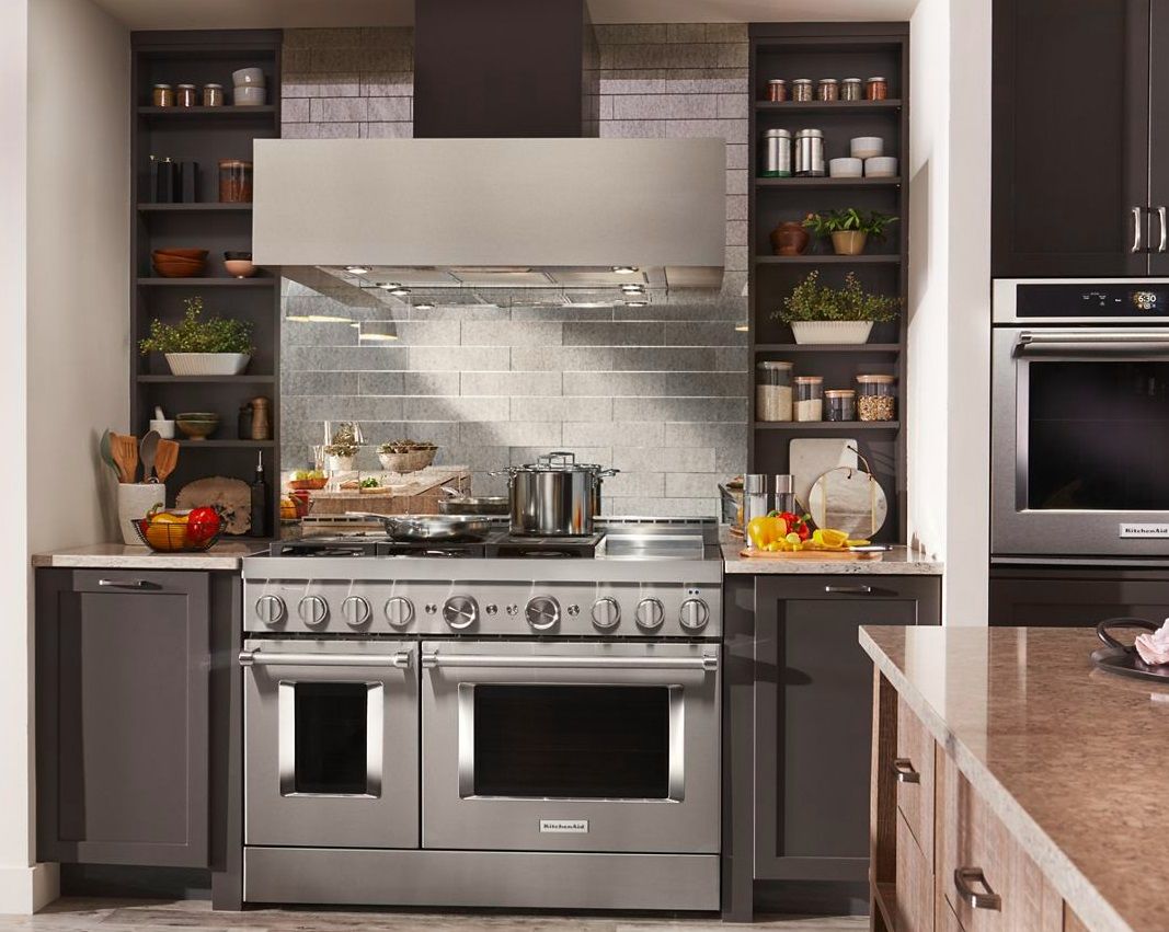 KFGC558JSS KitchenAid 48" Smart Commercial-Style Gas Range with 6 ...