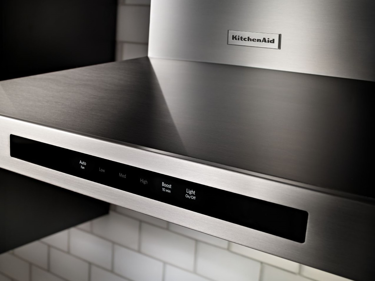 KVWB606DSS KitchenAid 36'' Wall-Mount 3-Speed Canopy Hood with 600 CFM ...