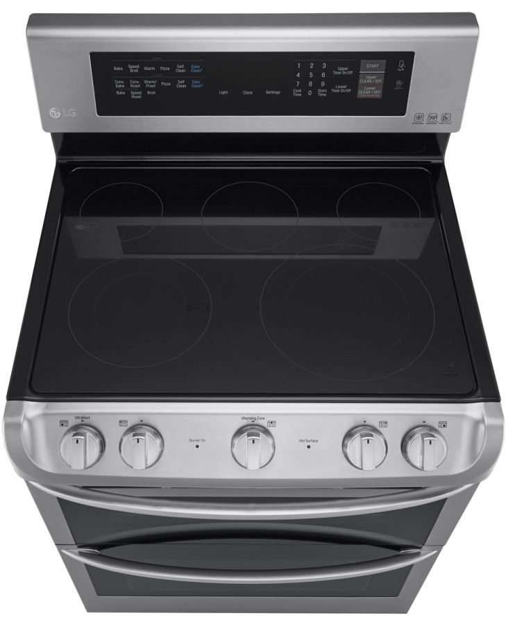 LDE4413ST LG Freestanding 7.3 Cu. Ft. Electric Double Oven with Probake ...