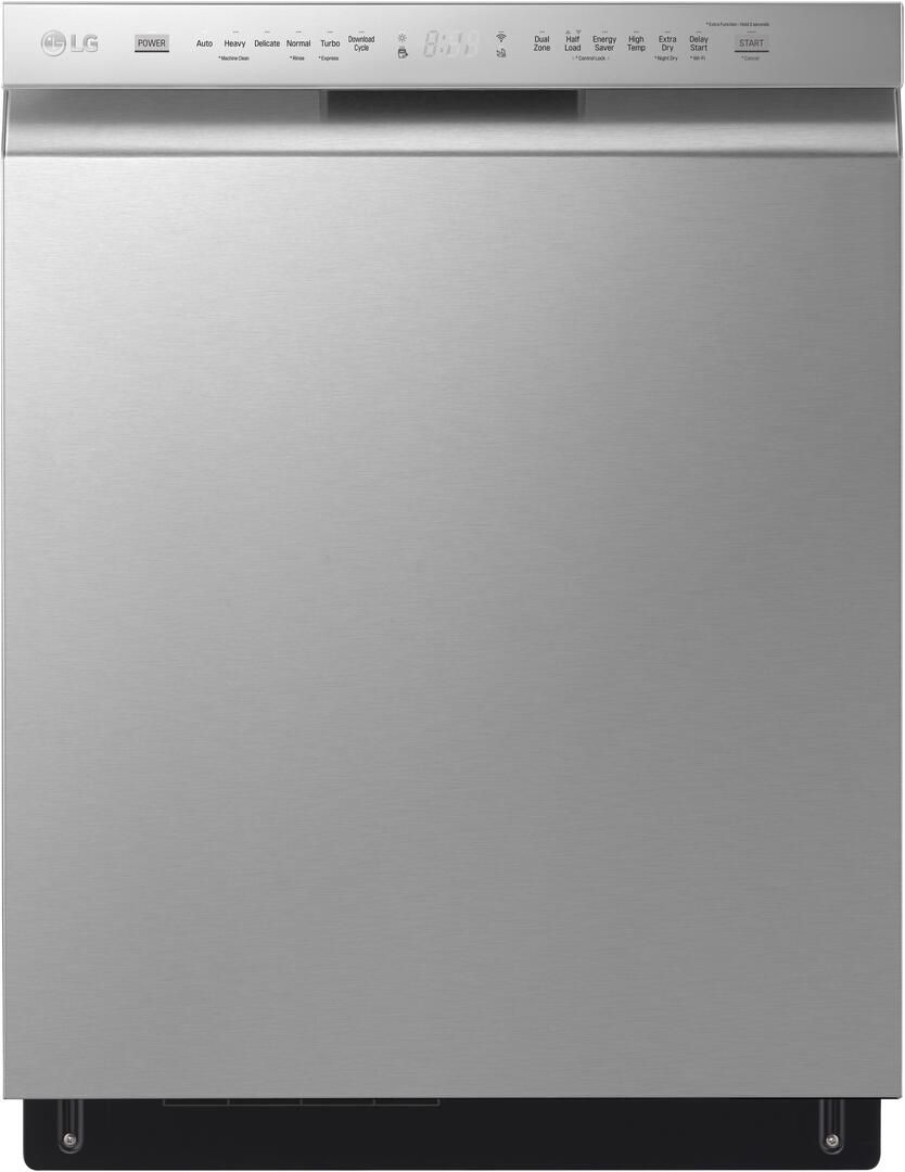 LDFN4542S LG 24" Front Control Dishwasher with Pocket Handle ...