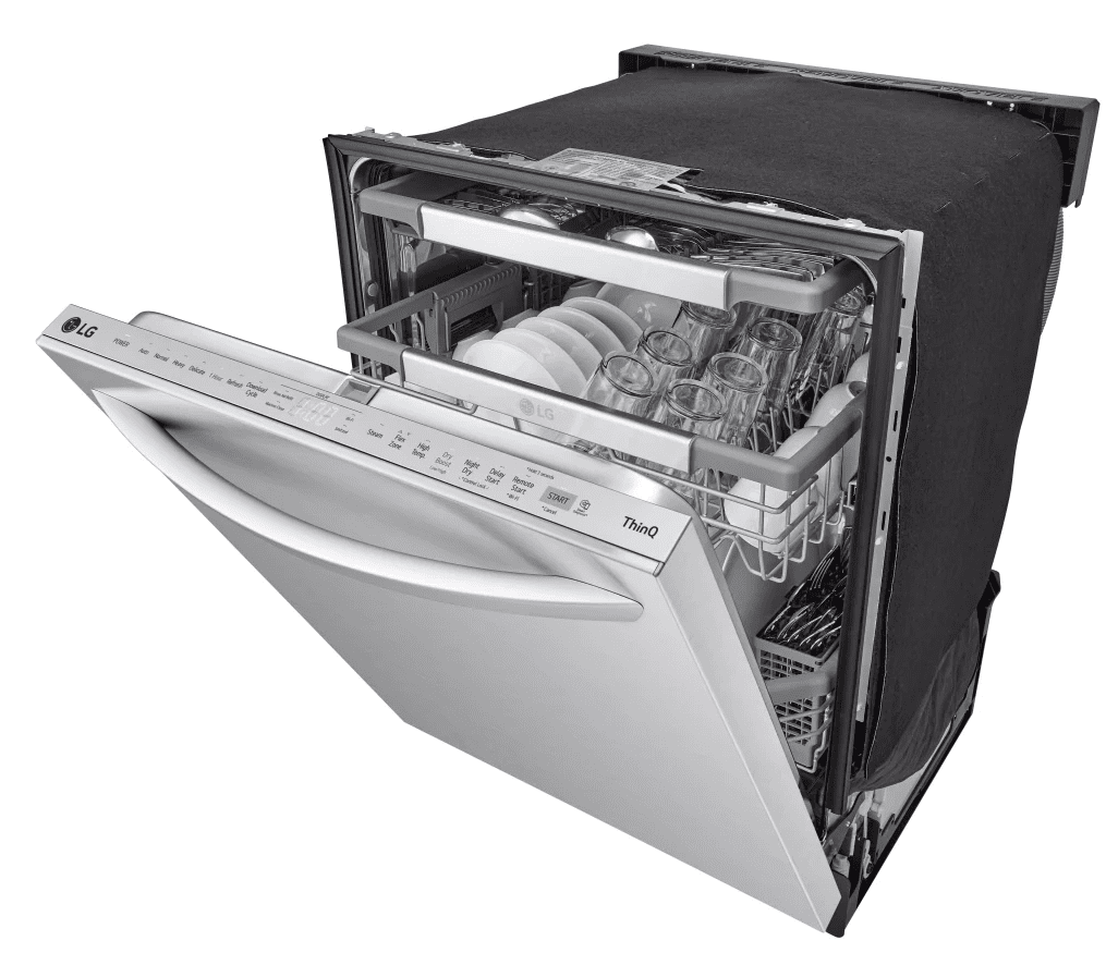 LDTH7972S LG 24" Top Control Smart Wi-Fi Enabled Dishwasher with Towel ...