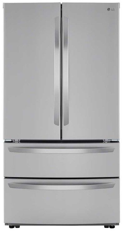LMWS27626S LG 36" French Door Refrigerator with Double Freezer and ...