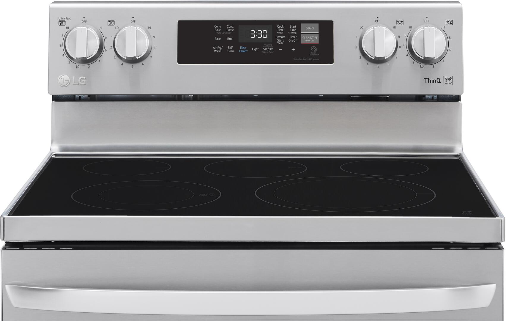 LREL6323S LG 30" WiFi Enabled 6.3 cu.ft. Electric Range with Convection ...