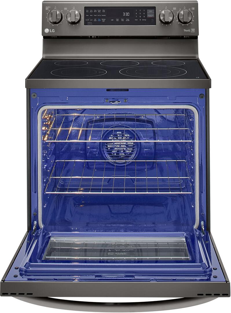 LREL6325D LG 30" 6.3 cu.ft. Wifi Enabled Electric Range with InstaView ...