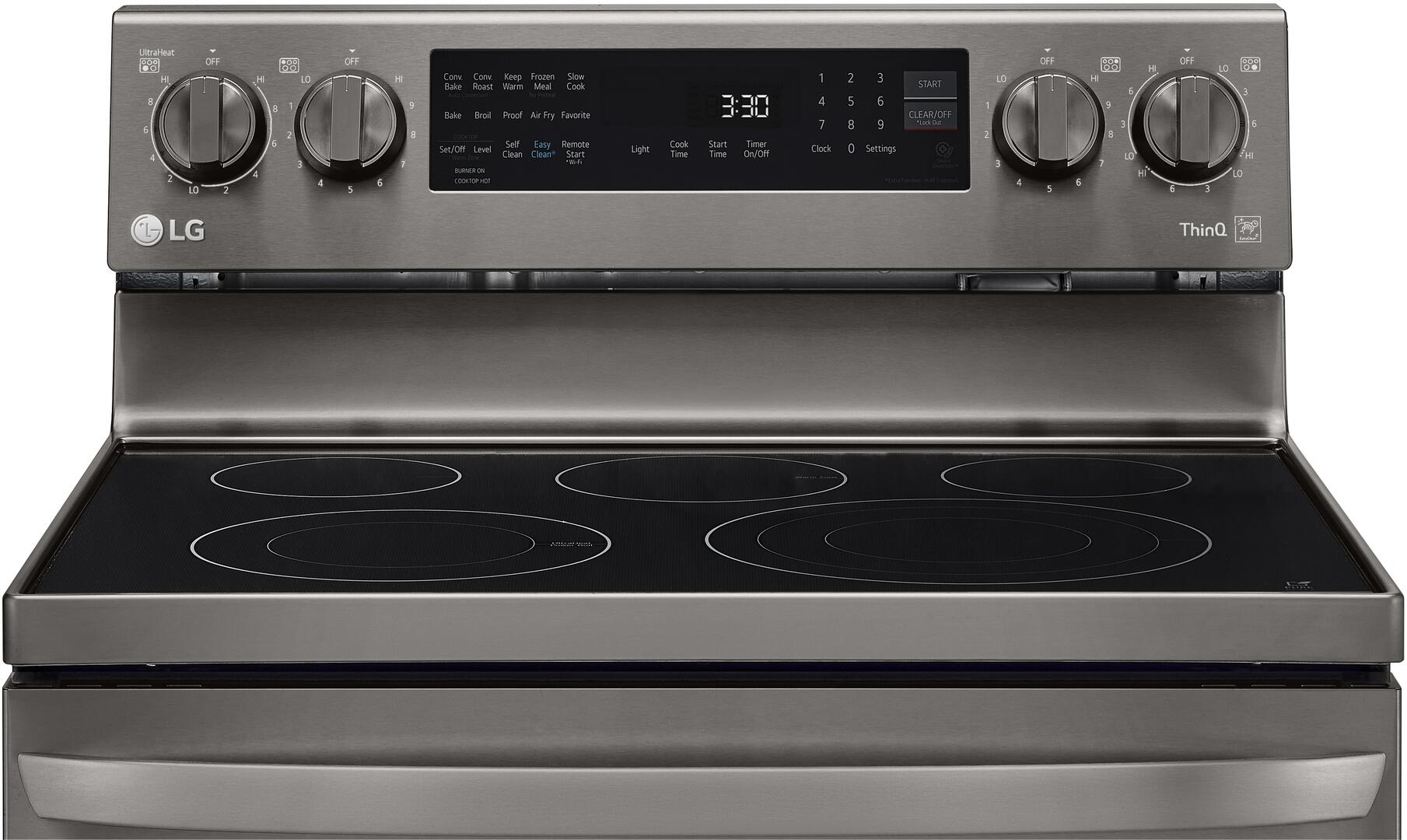 LREL6325D LG 30" 6.3 cu.ft. Wifi Enabled Electric Range with InstaView ...