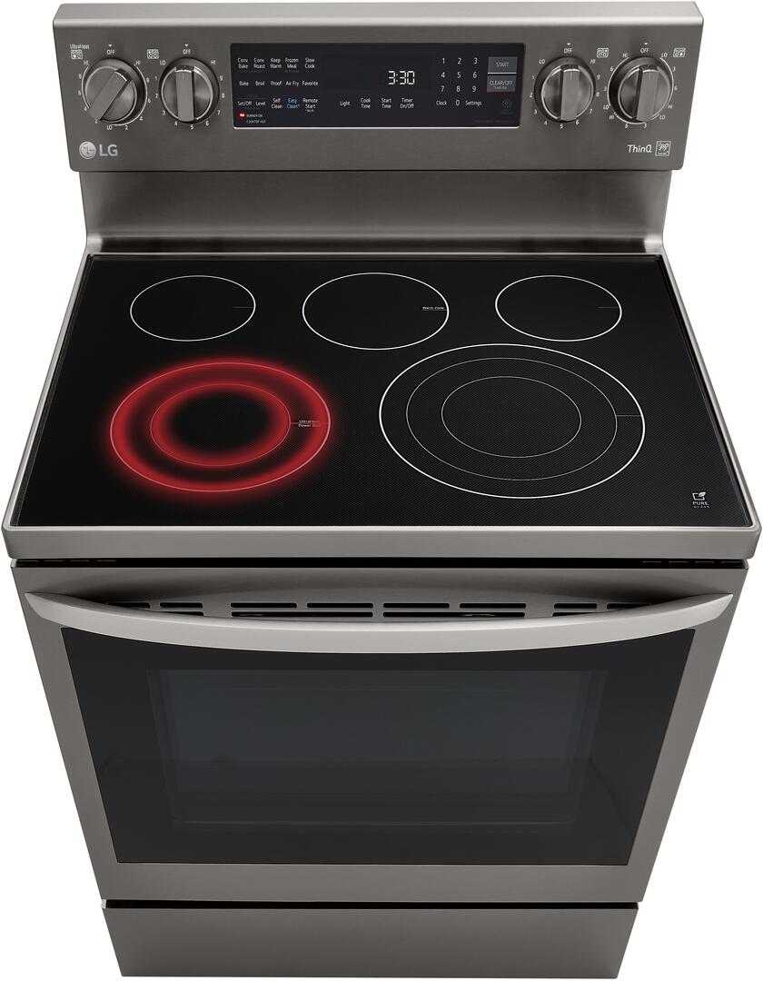 LREL6325D LG 30" 6.3 cu.ft. Wifi Enabled Electric Range with InstaView ...