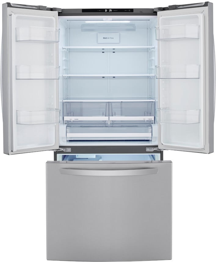 LRFCS25D3S LG 33" 3-Door French Door Refrigerator - PrintProof ...